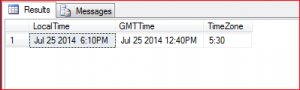 GetDate() V/s GetUTCDate() – SQL Thoughts